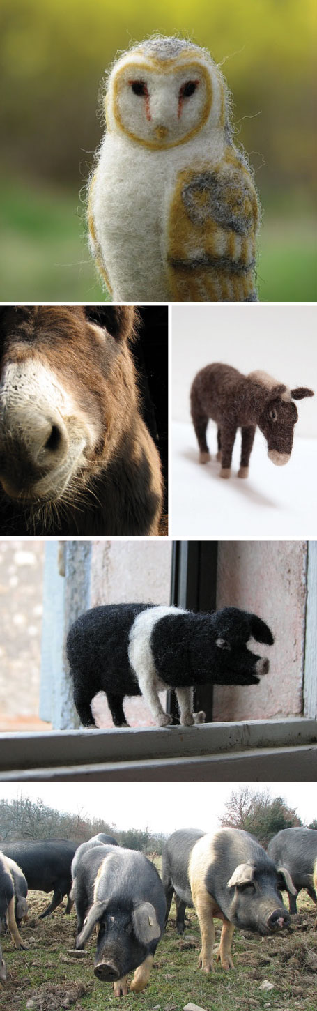 Wool animal beauties - Wiley Valentine